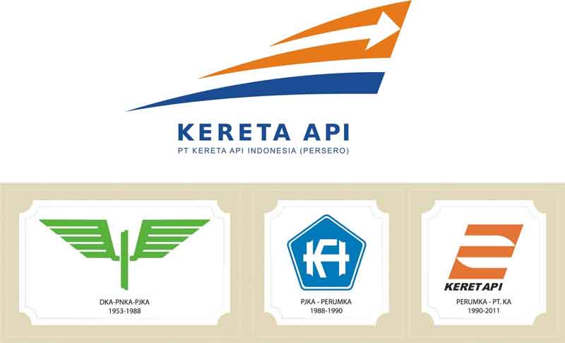 Ternyata Kereta Api Indonesia Sudah Berganti Logo 3 Kali ...